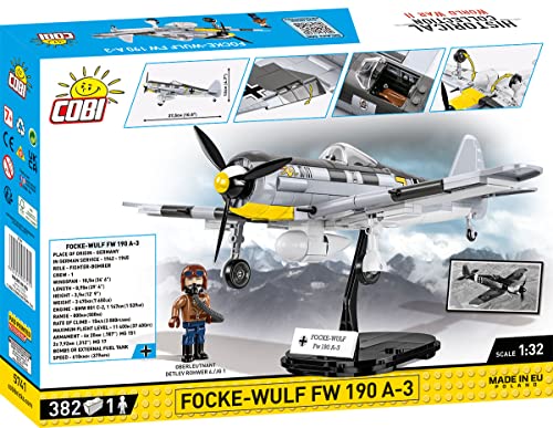 COBI Historical Collection WWII FOCKE-WULF FW 190 A-3 Plane, Small