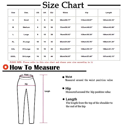 Ganfancp Wide Leg Trouser Pants for Women Ombre Tie Dye Elastic Waist Palazzo Pants Plus Size Straight Long Pant with Pockets