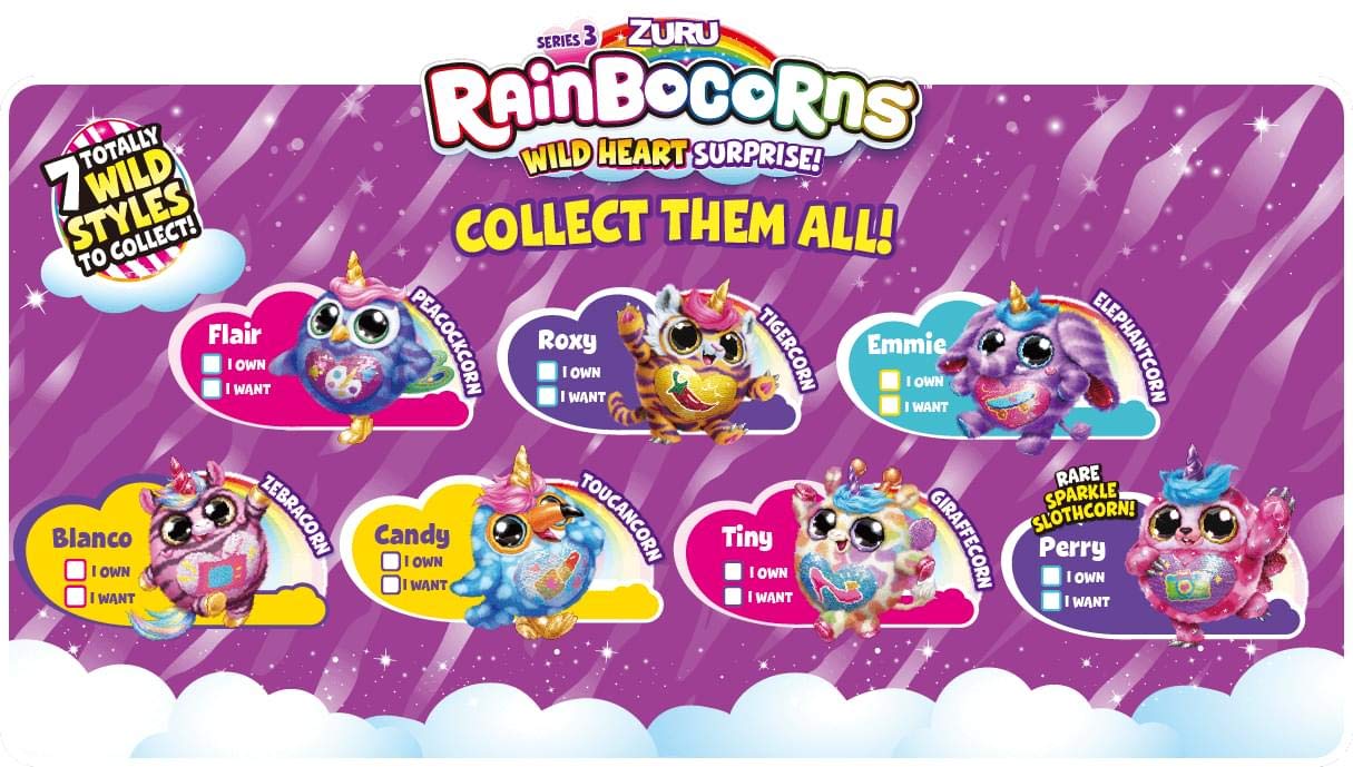 Rainbocorns Wild Heart Surprise Serie 3 von ZURU