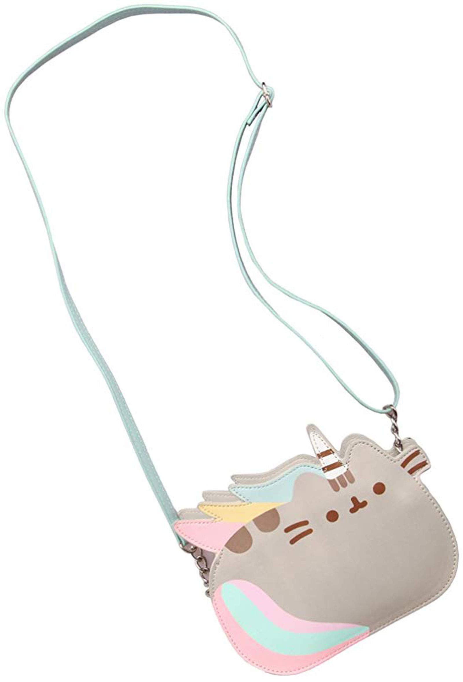 Pusheenicorn Cross Body Purse Standard, Gray