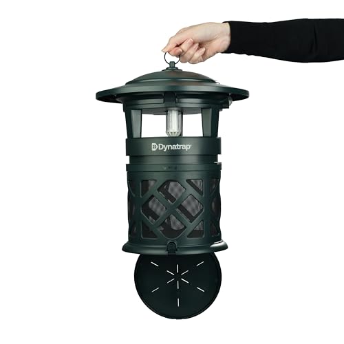DynaTrap DT2030-GRSR 1 Acre Mosquito & Flying Insect Outdoor Trap and Killer β Kills Mosquitoes, Flies, Wasps, Gnats, & Other Flying Insects - Bug Zapper Alternative β Green