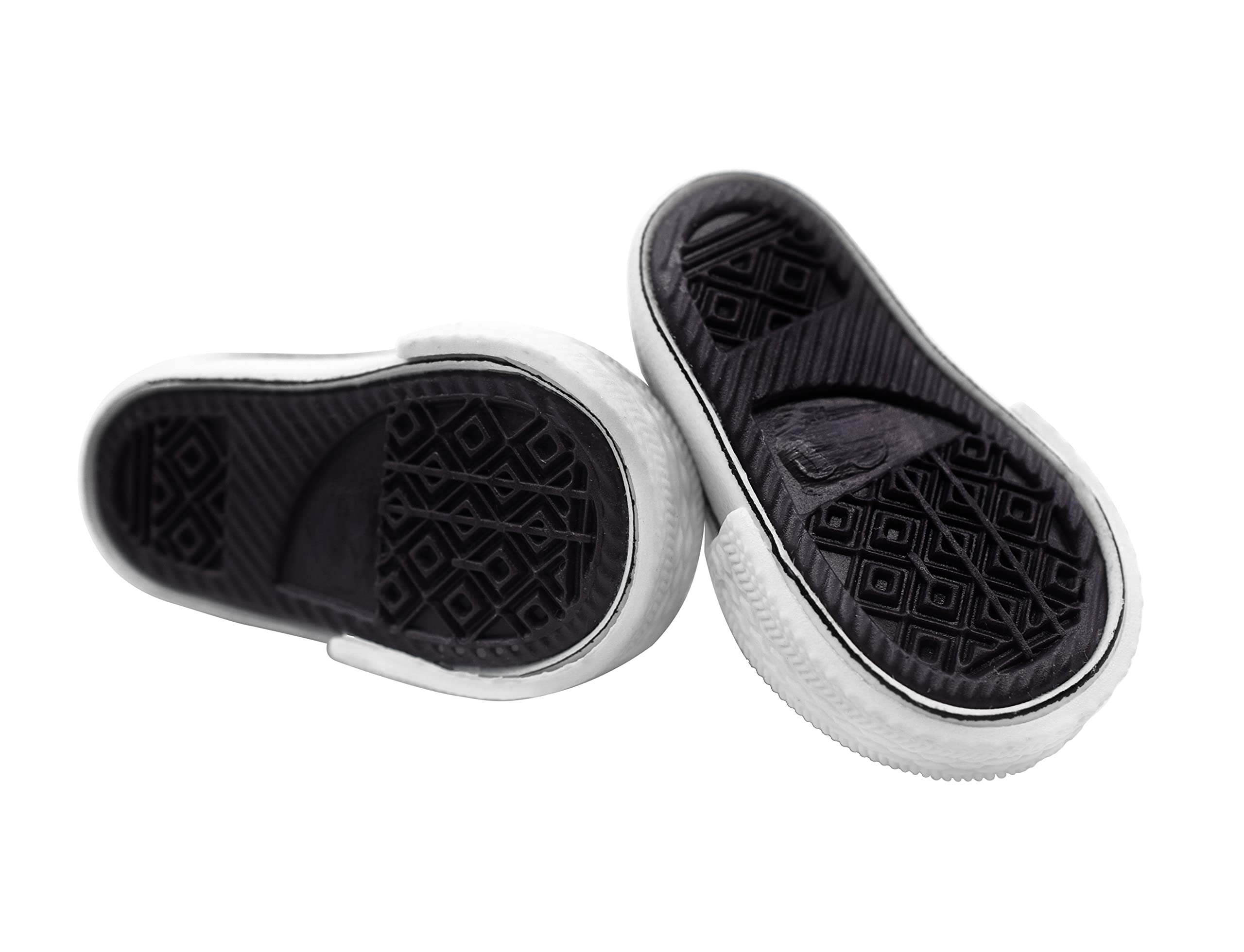 Teak Tuning Fingerboard Shoes, Pair - Blue - Mini Shoes Designed for Use When Fingerboarding