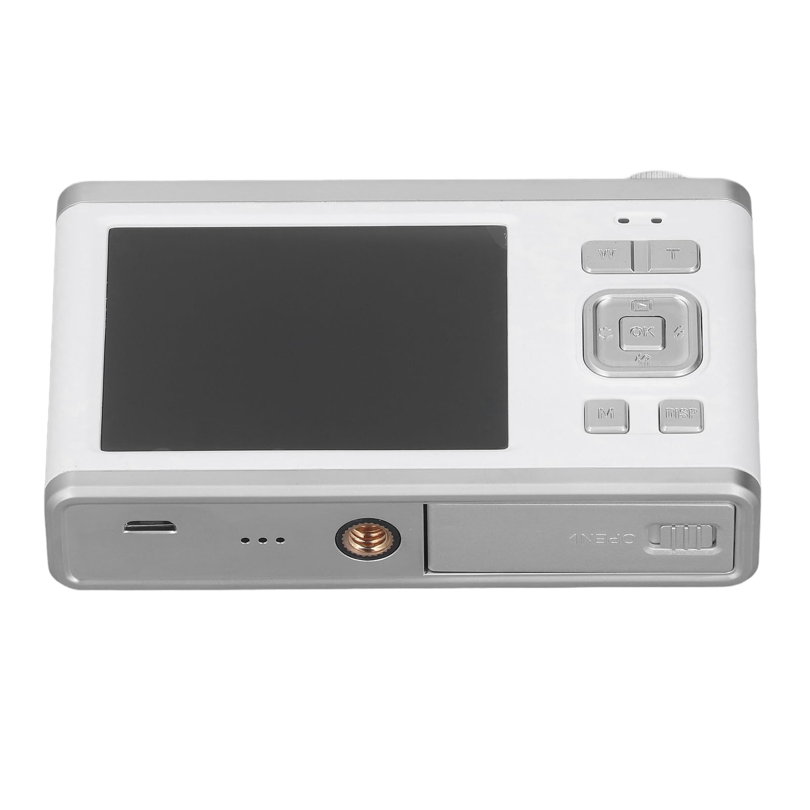 Compact Digital Camera, Autofocus 50MP and 30MP Digital Camera Built in Flash for Vlog (White)