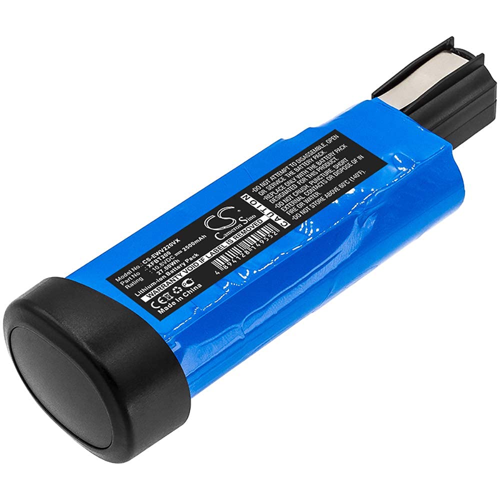 C S 2500mAh Replacement Battery for Shark WV200UK WV200 WV201 WV205 WV220 Ion W1 Cord,fits part no XFBT200 XFBT200EU 10.8V Li-ion