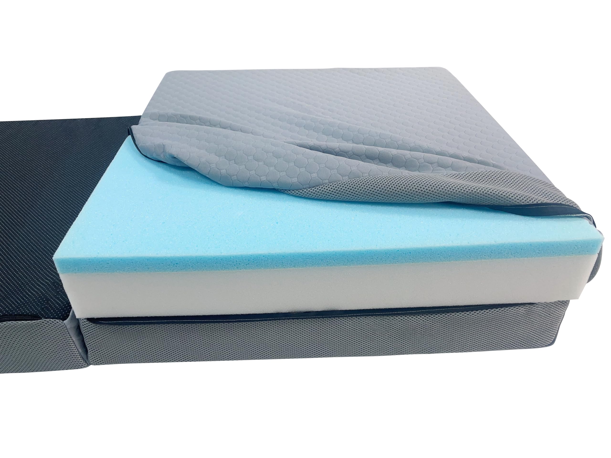 Endelle Foldable Memory Foam Mattress Pad,Portable Sleeping Mattress for Traveling,Camping,Guest Bed (Twin XL)