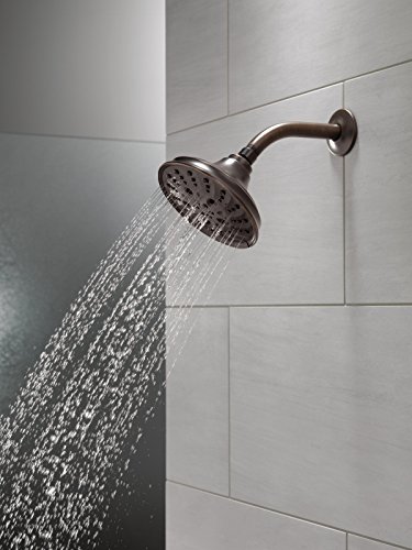 DELTA FAUCET -faucet 52669-RB H2Okinetic 5-Setting Raincan Shower head, Venetian Bronze