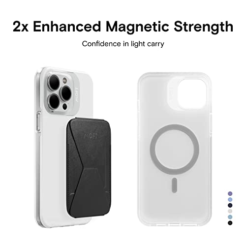 MOFT Magnetic iPhone 14 Pro Max Case and Phone Wallet Stand Snap Set, 3-Card Holder, 3-Angle Stand, Drop Proof, Scratch Resistant