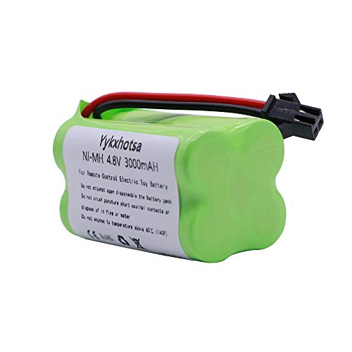 Parts & Accessories 4.8V 3000mAh Battery SM Plug for Remote Control Toys Cars Tanks Guns Robots 4.8v NiMH Battery AA Batteries Pack - (Color: 4PCS)
