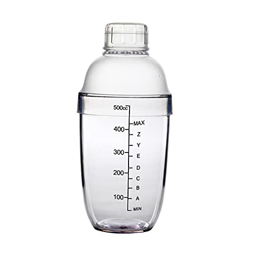 Cocktail Shaker Set - Plastic Martini Cocktail Shakers 350ML/500ML/700ML/1000ML Wine Beverage Mixers Wine Shakers Cup Drink Mixers Bar Gadgets