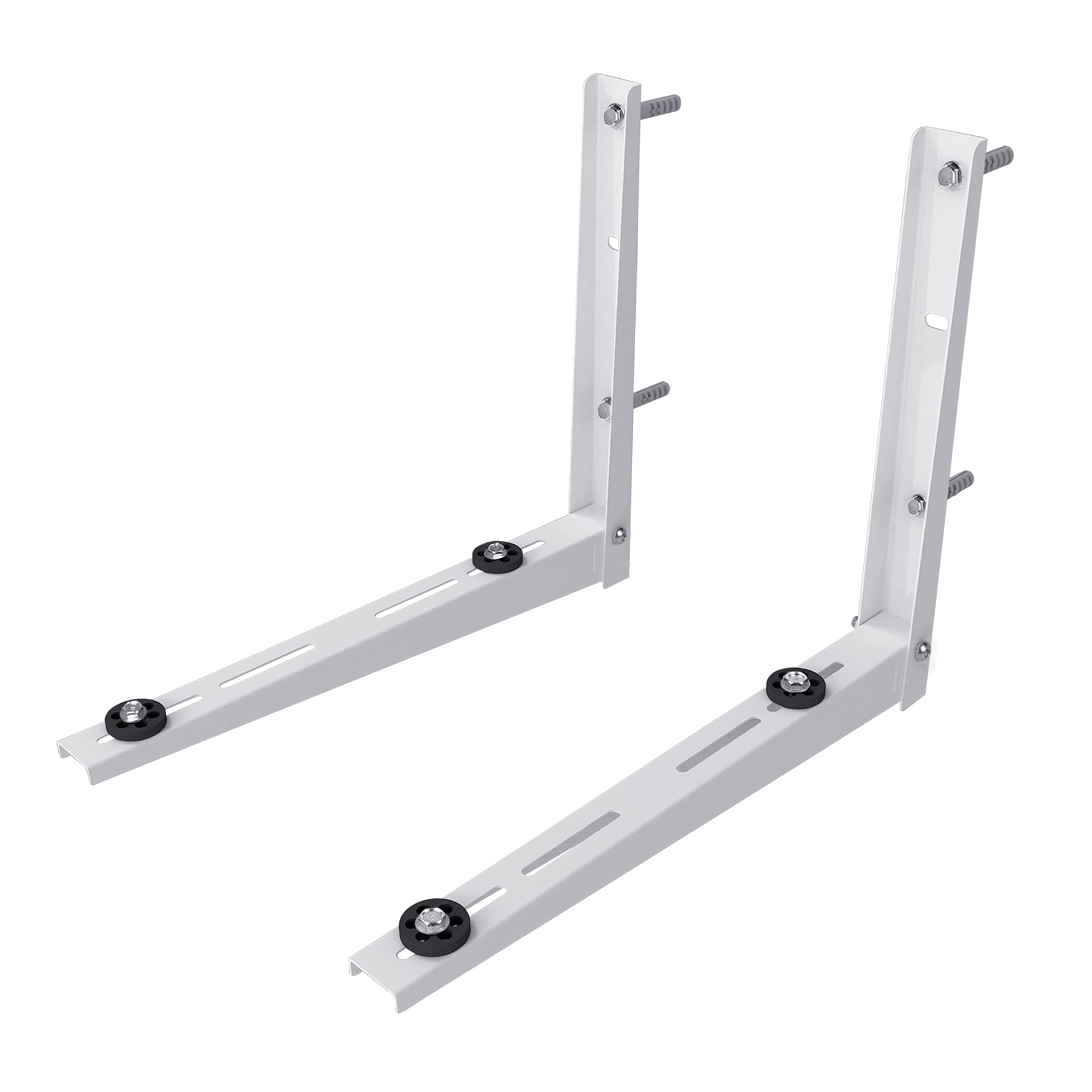 Pearwow Mini Split Wall Mounting Bracket for 9000-18000 BTU Universal Ductless Air Conditioner Heat Pump Systems,Compressors,Condenser Units,Support up to 280lbs