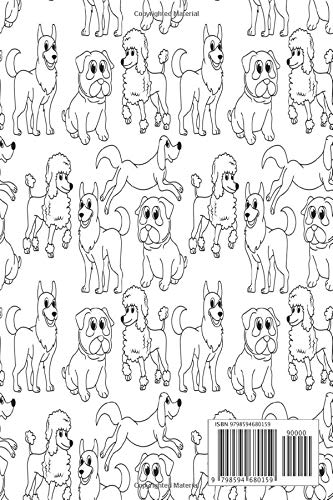 Password Logbook: Dog Lovers Internet Address, password log book, alphabetical tabs, Internet Password With Tabs To Keep Track of Websites, login, Passwords, and notes, dog gifts.