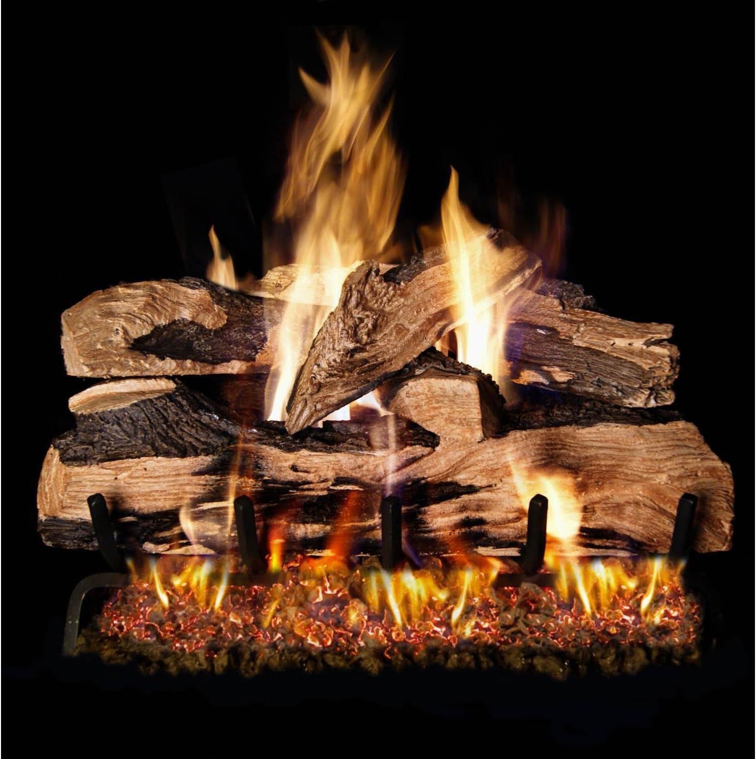 RealFyre Peterson 18" Split Oak Designer Plus Gas Logs Only No Burner