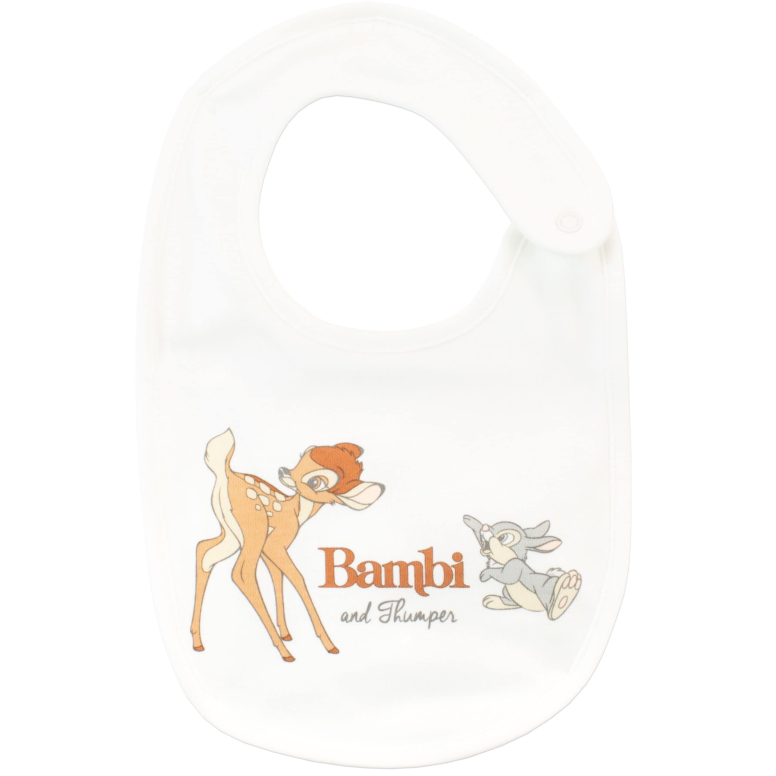 Disney Baby Girls Bambi Bodysuit with Hat and Bib Outfit 5 Piece Set White 12 M