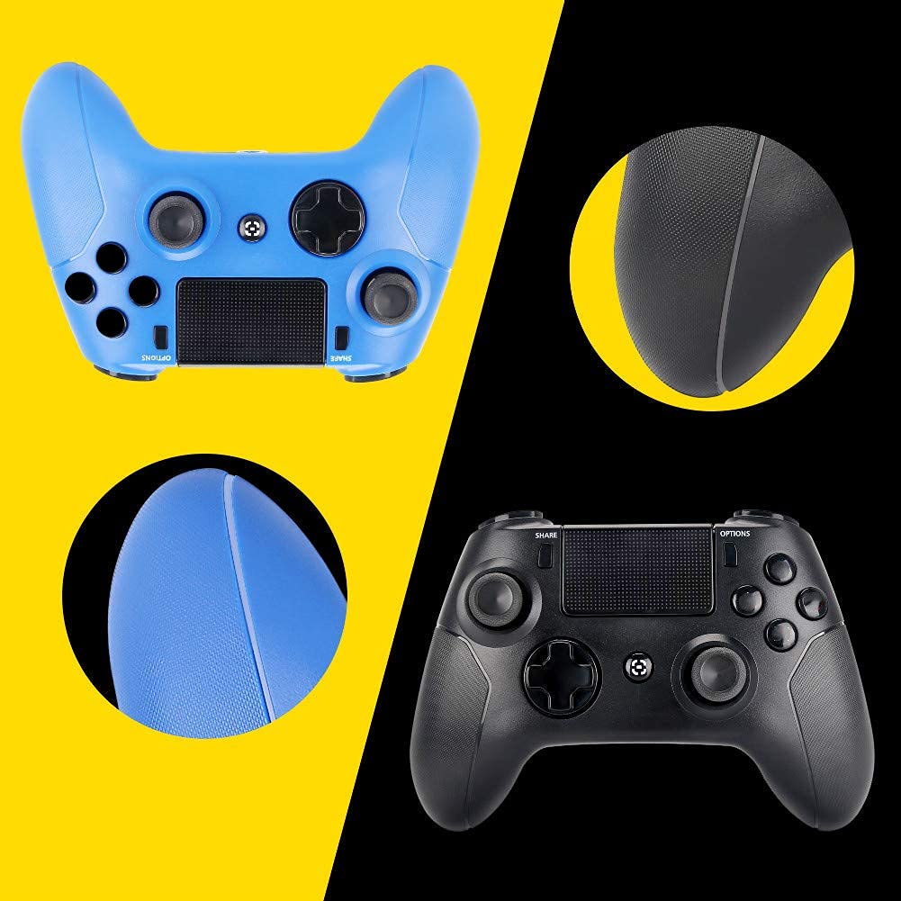 OUBANG Wireless Controller Compatible with P-4 Console, for P-4 System with Charging Cable,Good Choice Game Joystick Gift for Christmas, Brithday (Black Remote Control)