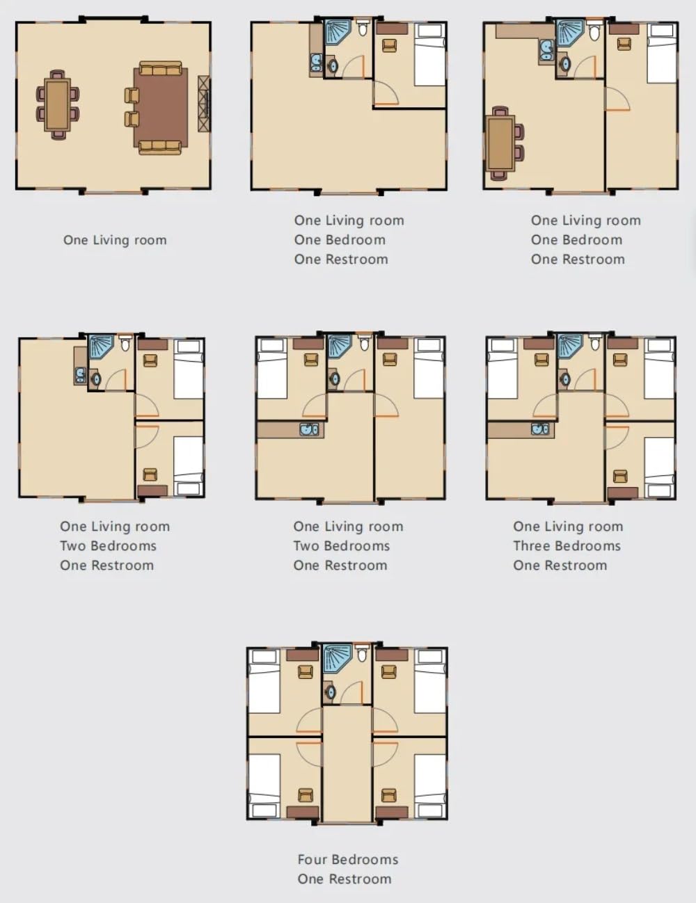 Environment Easy Install Portable Tiny Expandable Container House