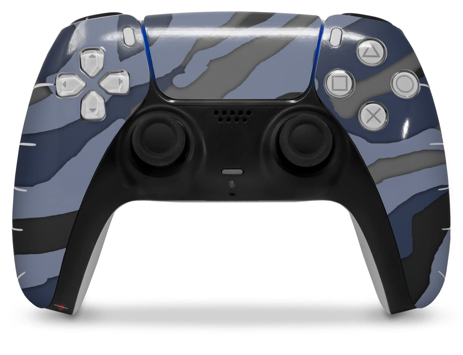 WraptorSkinz Skin Wrap compatible with Sony PS5 DualSense Controller Camouflage Blue (CONTROLLER NOT INCLUDED)