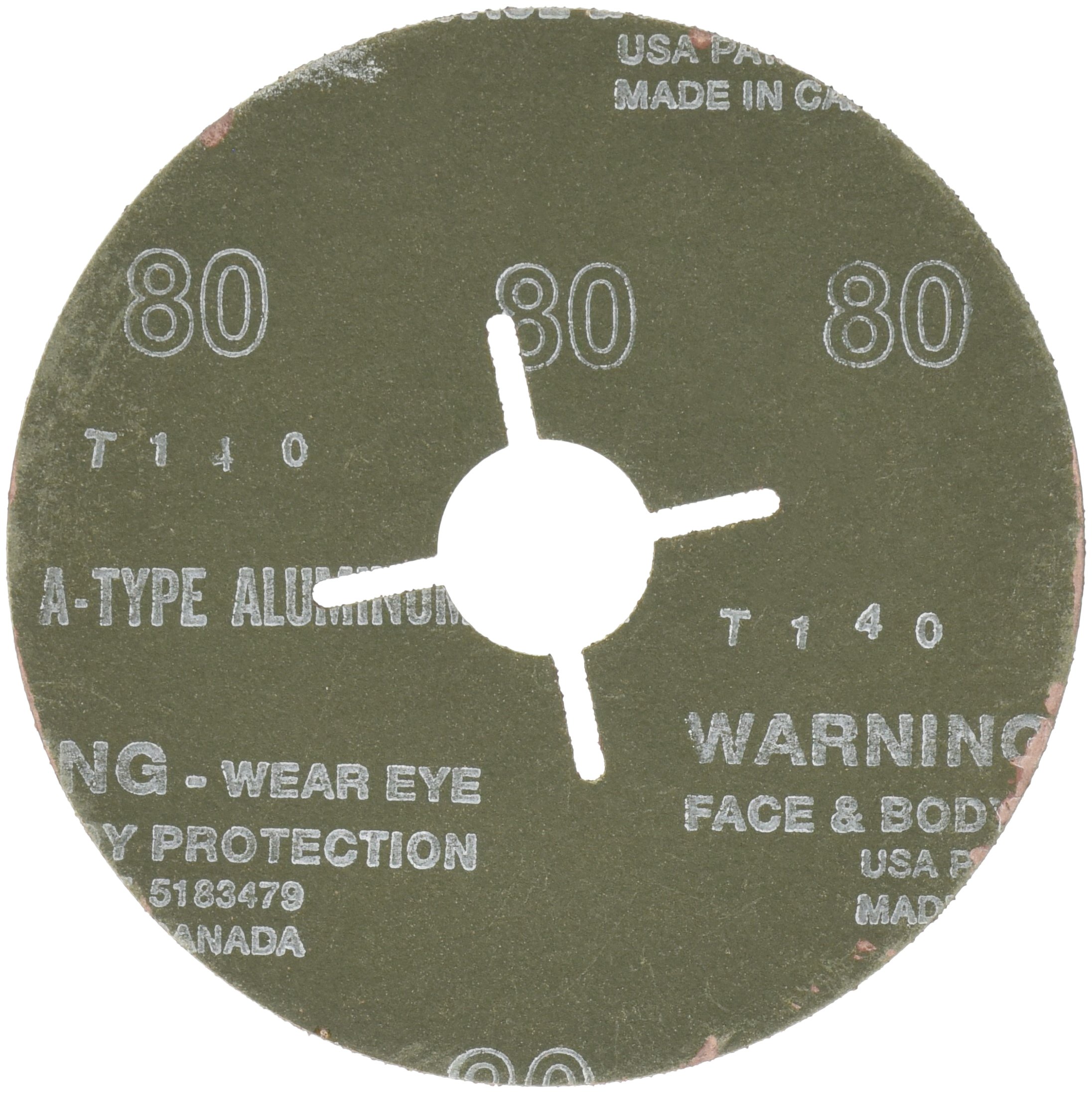 Bosch GS480 5-Piece 4-1/2 In. 80 Grit Abrasive Sanding Discs