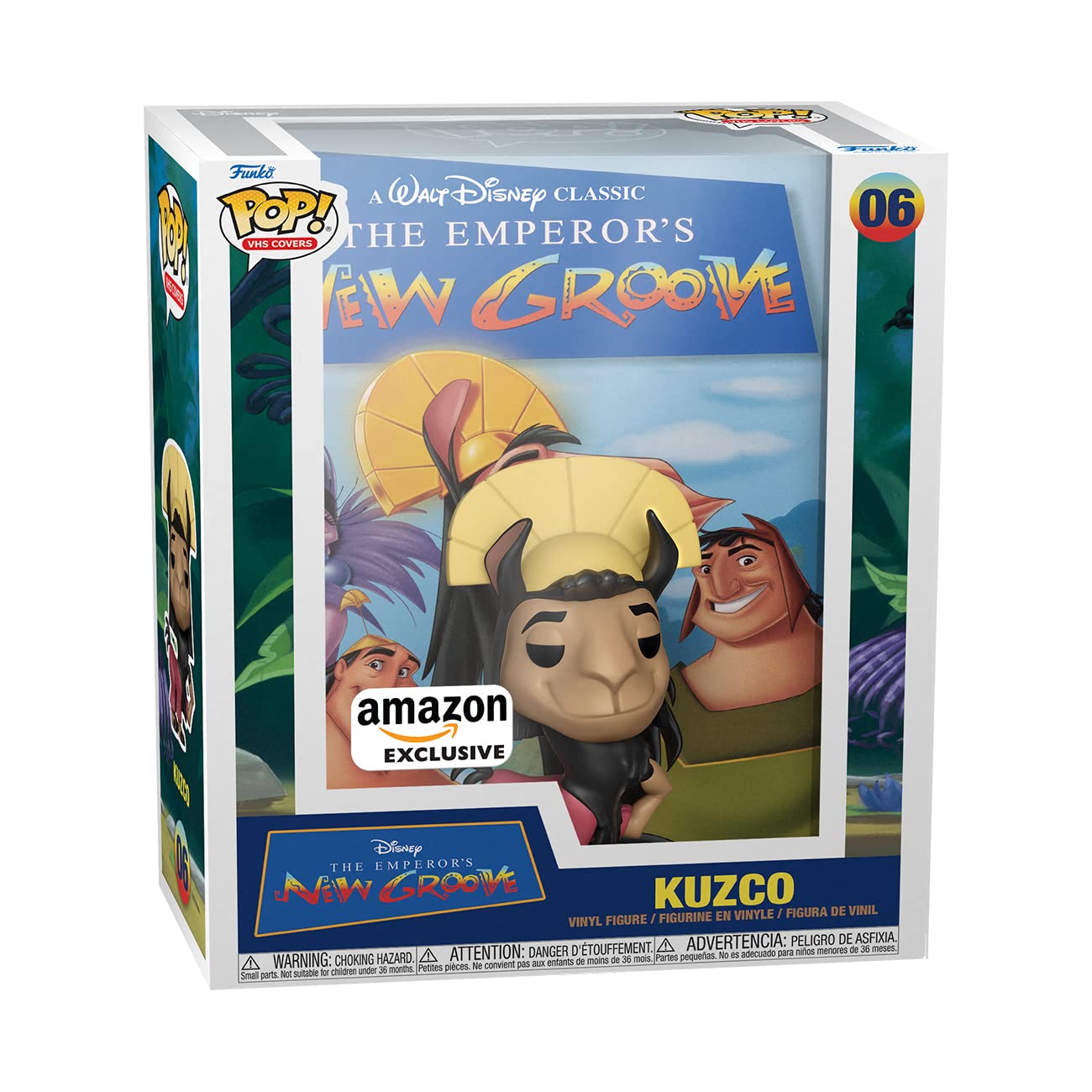 Funko Pop! VHS Cover: Disney - Lilo & Stitch, Amazon Exclusive & Pop! VHS Cover: Disney - Emperor's New Groove, Amazon Exclusive