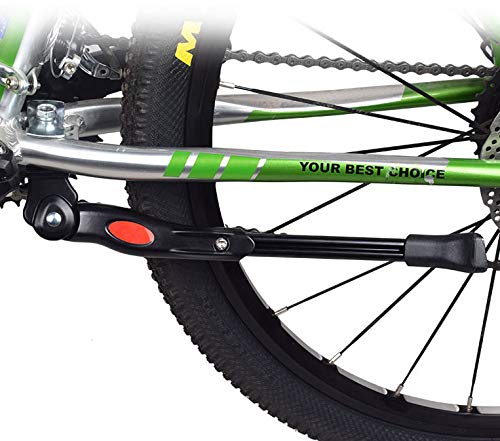 Bike Kickstand Adjustable Middle Support Stand for 22 24 26 Inch Bicycles with 2 Hexagon Wrenches