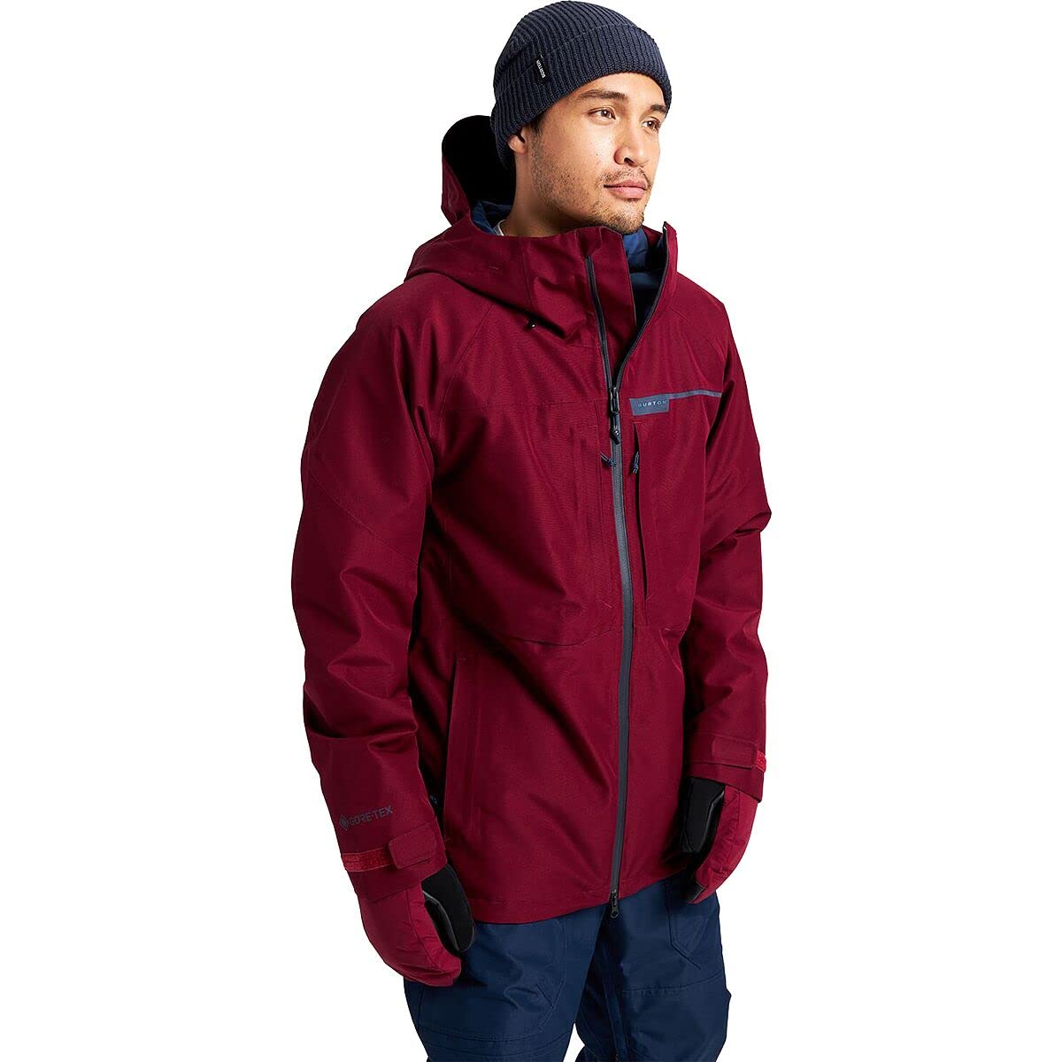 Burton Men's Standard Gore‑TEX 2L Pillowline Jacket, Mulled Berry, X-Large
