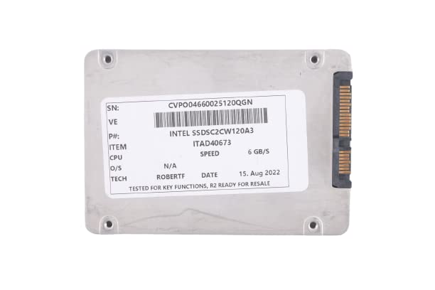 Ebid-Dealz Replacement for SSD 520 Series 120GB 2.5" SATA 3GB/s Intel SSD 2.5" Solid State Drive SSDSC2CW120A3