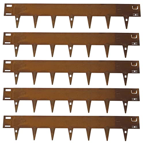 CORE Edge Lawn Edging | Flexible Decorative Steel Garden Lawn Edging in 4" Fascia | 5X 3.28', 16.25 Linear Feet (Corten, 4")