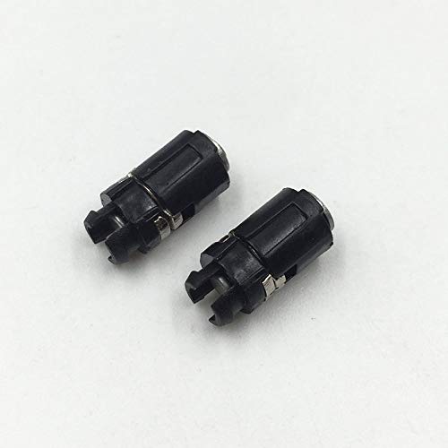 Replacement Rotating Shaft Spindle Hinge Axis for GBA SP for Gameboy Advance SP (2X Black)