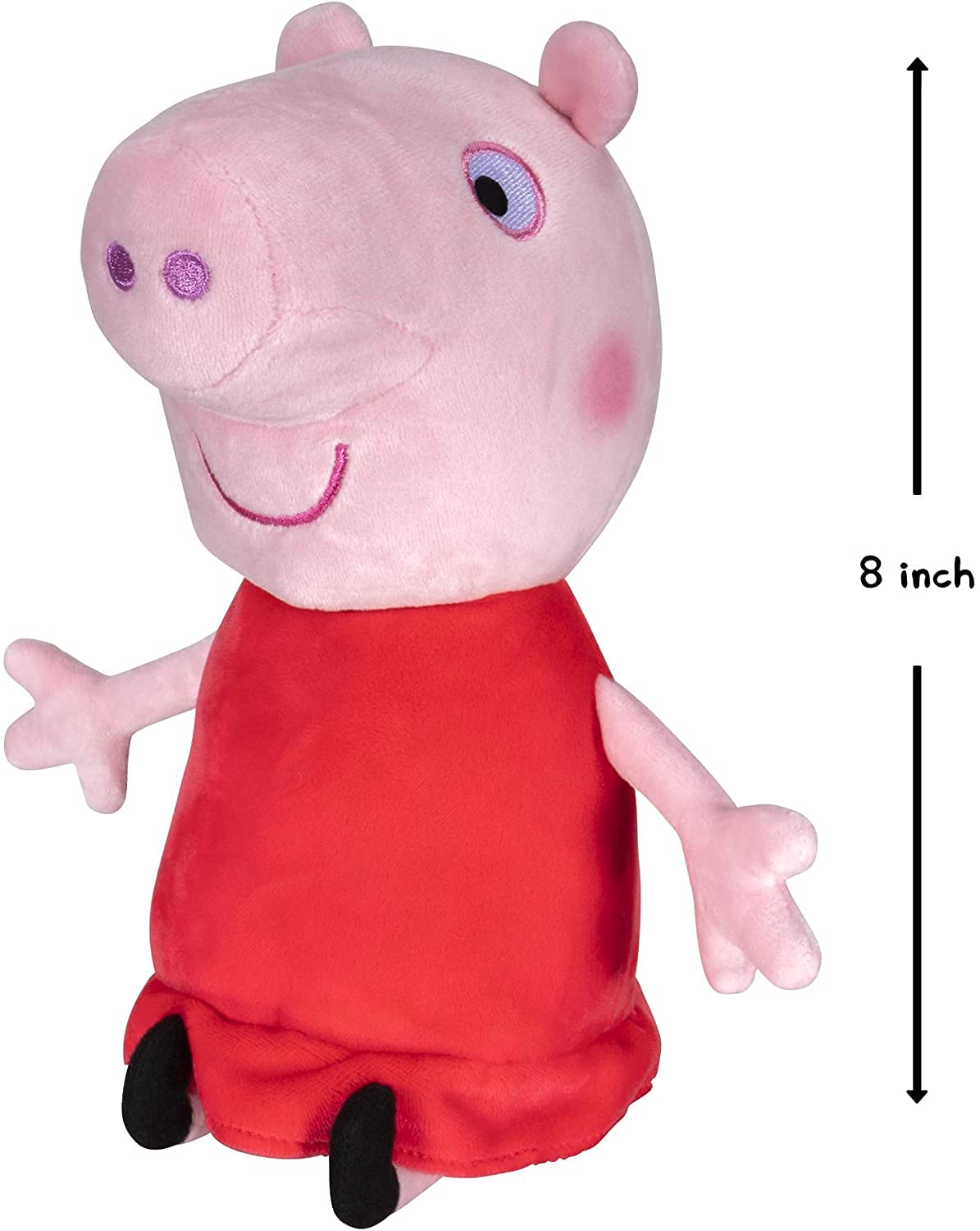 Peppa Pig Plush, 8 Inches - Soft and Squishy Stuffed Animal from The World of Peppa Pig - Toy Gift for Toddlers & Kids