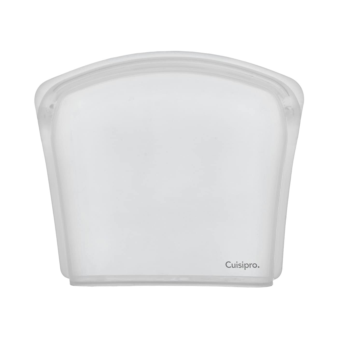 Cuisipro Silicone Reusable Leakproof Bag, 67.5 Ounce, Clear