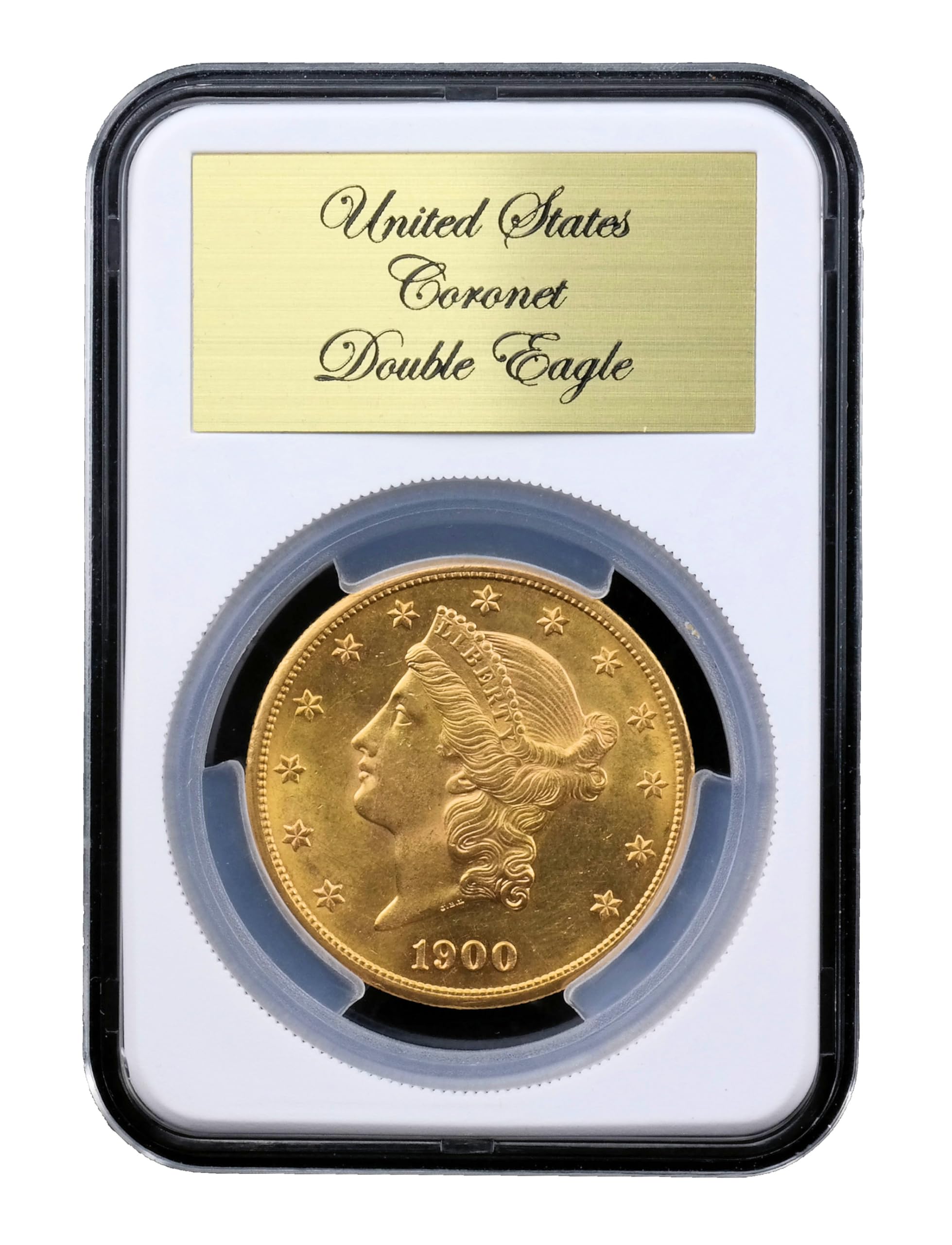 Ursae Minoris Elite Certified-Style Coin Holder for US $20 Coronet or St Guadens Gold Double Eagle