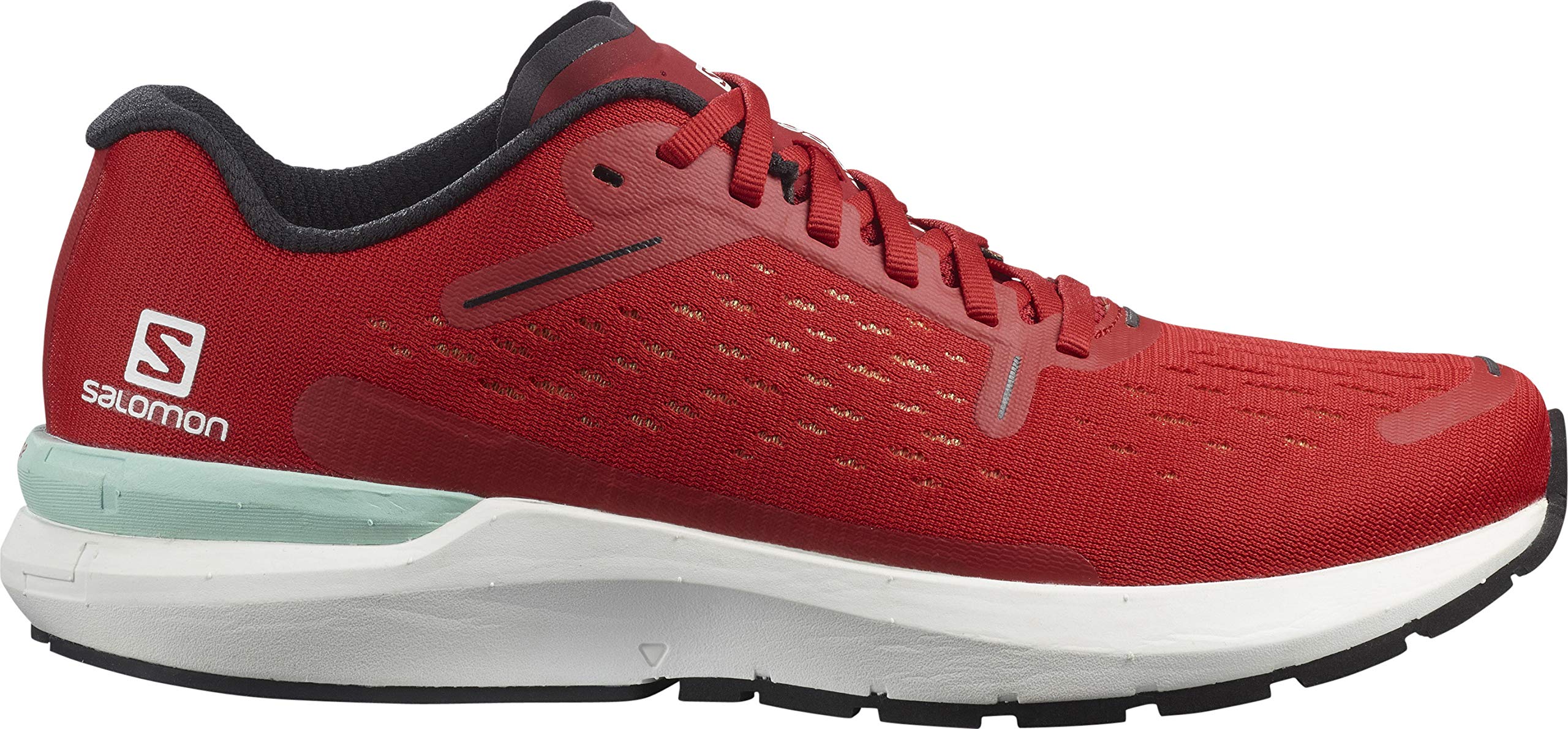 Salomon Sonic 4 Balance Running Shoes for Men, Goji Berry/White/Black, 8.5