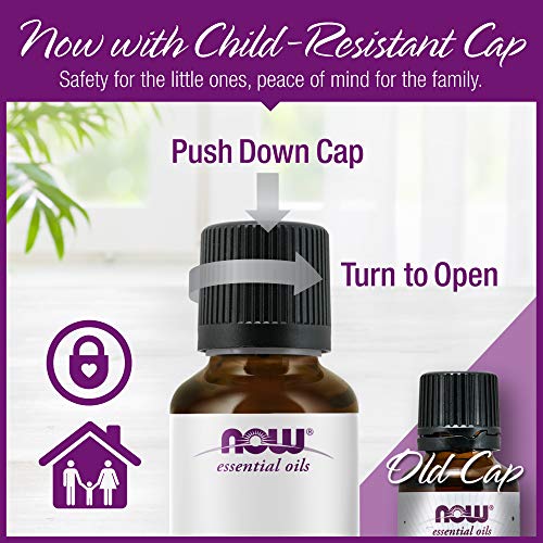 NOW Essential Oils, Organic Oregano Oil, Comforting Aromatherapy Scent, Steam Distilled, 100% Pure, Vegan, Child Resistant Cap, 1-Ounce