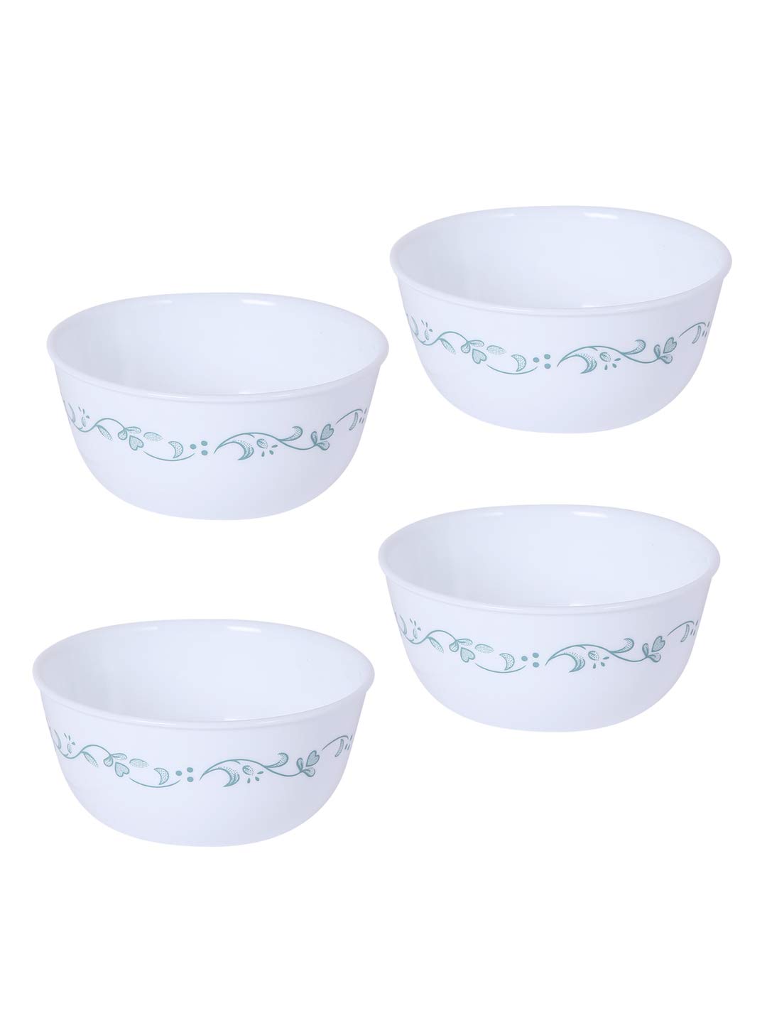 Corelle Country Cottage Glass 325ml Soup Bowl Pack of 4, Multicolor