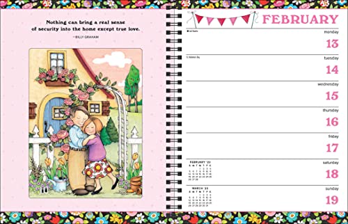 Mary Engelbreit's 12-Month 2023 Monthly/Weekly Planner Calendar: Comforts of Home