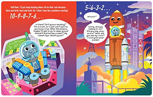 Phoenix International Rocket and Rover Rocket Book for Children Bundle ~ 3 Pc Rocket Activity Set with Coloring Book and Space Rocket Stickers (Kids Learning Book Set)