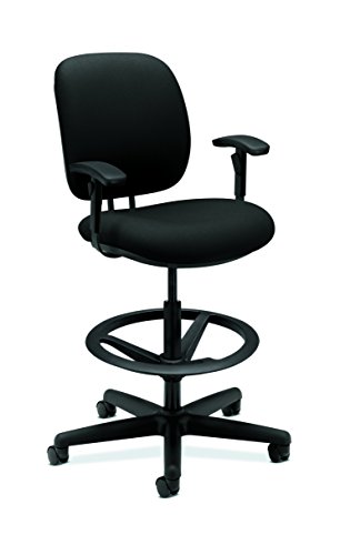 HON ComforTask Stool, Black CU10