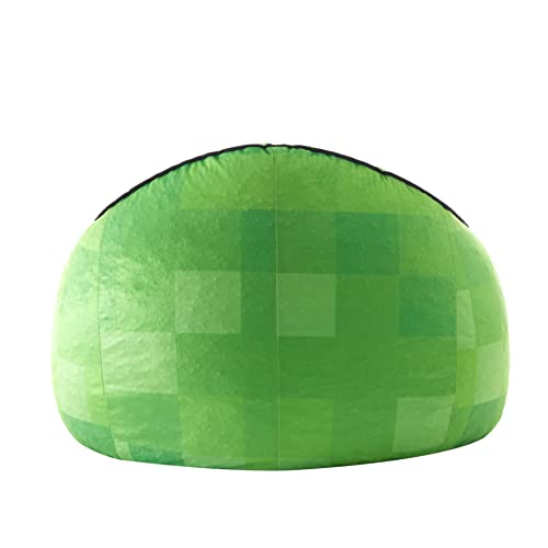 Idea Nuova Minecraft Hillside by pod Kids Plush Bean Bag Chair, 24" Hx24 Hx25 H, Large