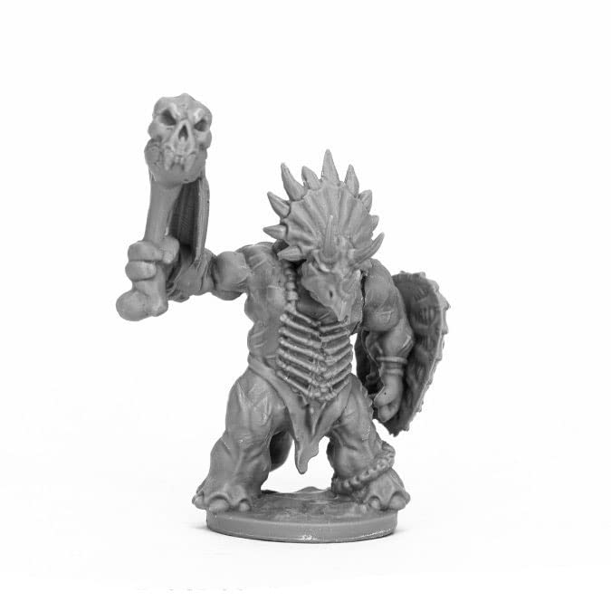 Reaper Miniatures Thunderfoot Defender #44065 Bones Black Unpainted Plastic Mini
