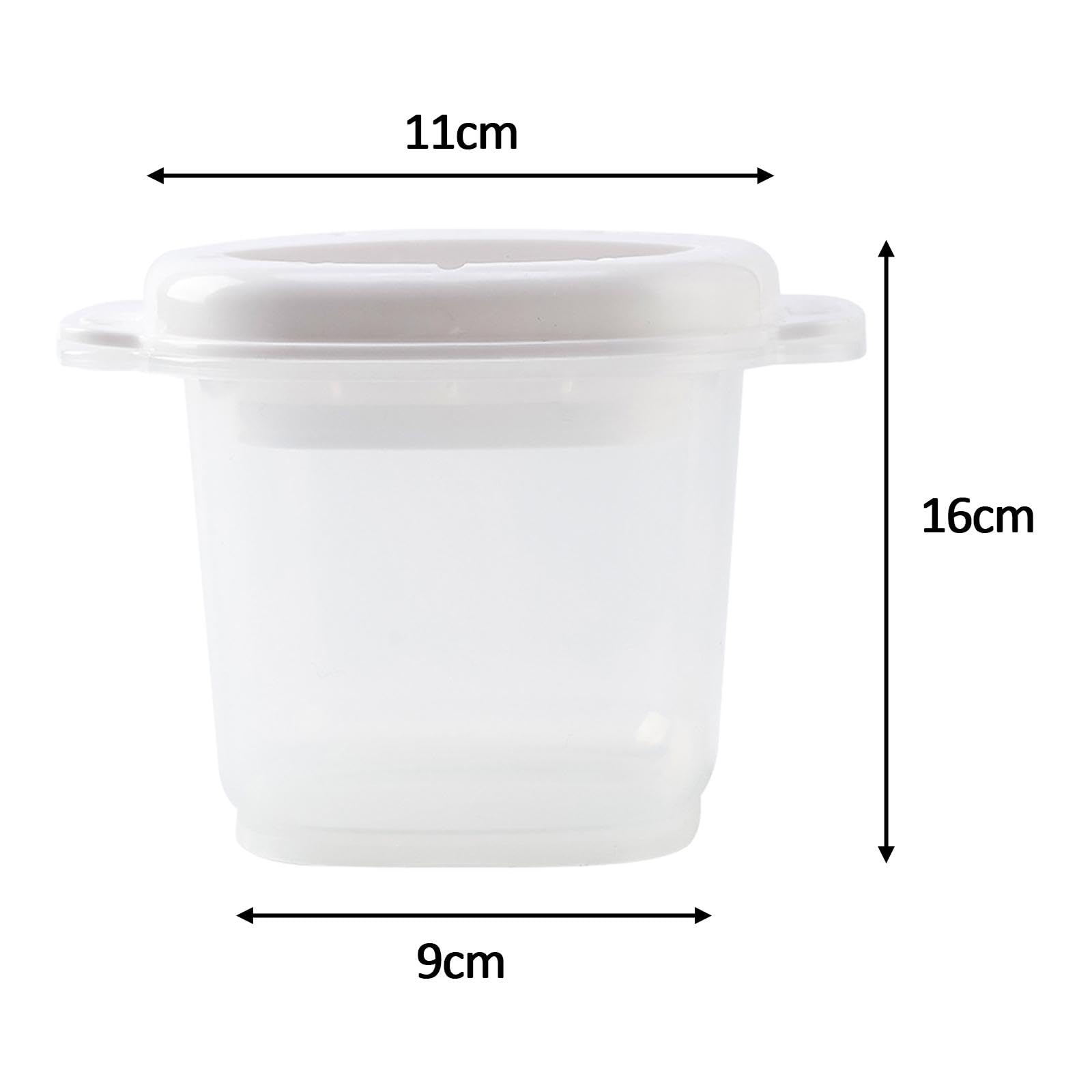 Fenteer Microwave Rice Cooker Pasta Cooker Food Storage Container with Lid Cookware Cookware Steamer Rice Cooking