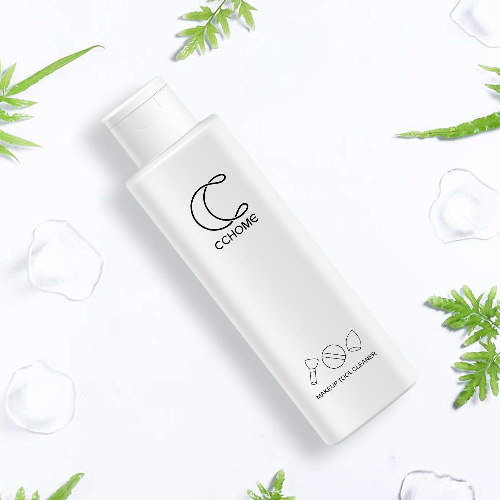 CCHOME Liquid Makeup Brush Cleaner, Professional Brush Cleanser for Cleaning Makeup Sponges, Brushes & Applicators, 180ml