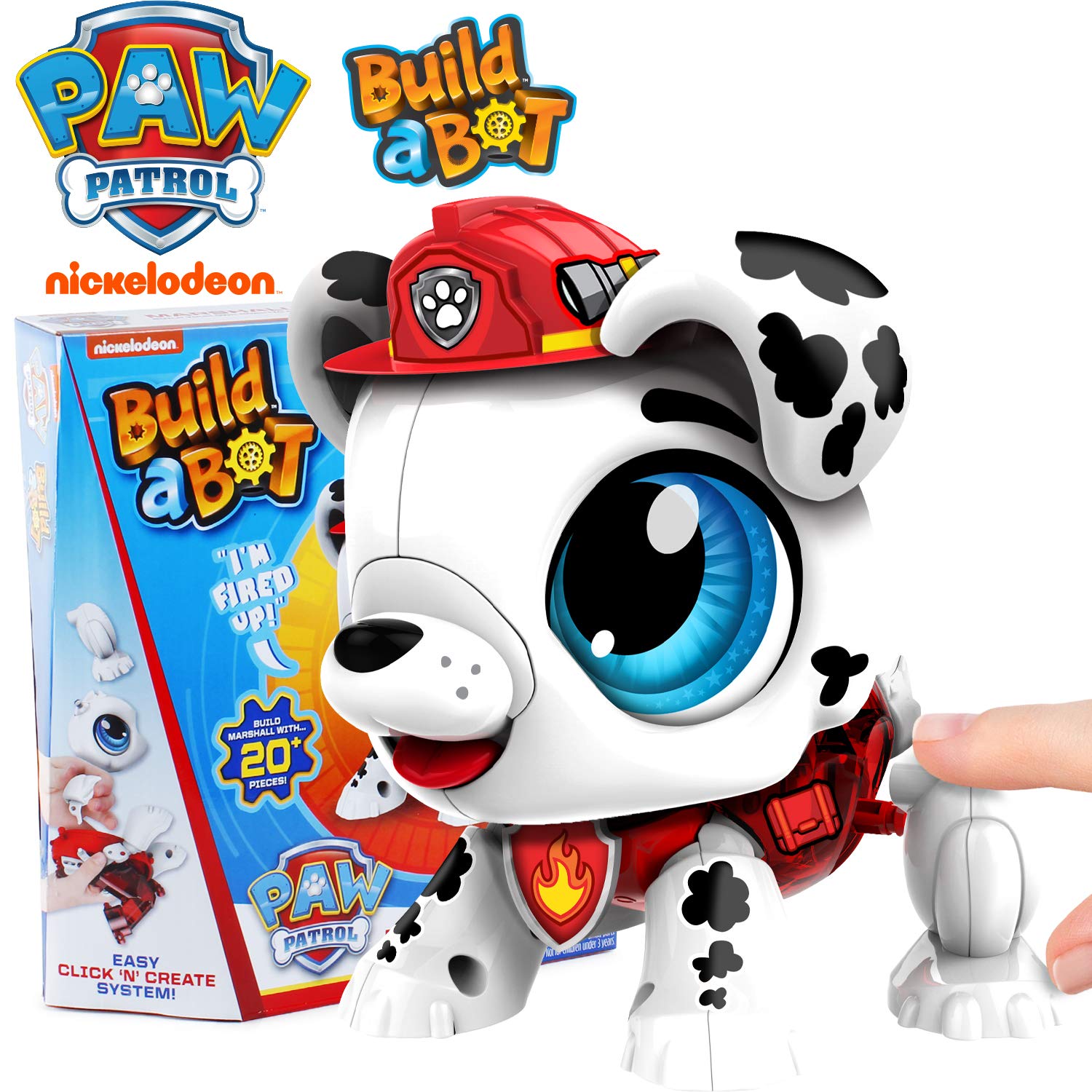 Paw Patrol Marshall Robotic Build-A-Bot Toy: Ages 4+ for Boys & Girls - Ideal Easter Gift!