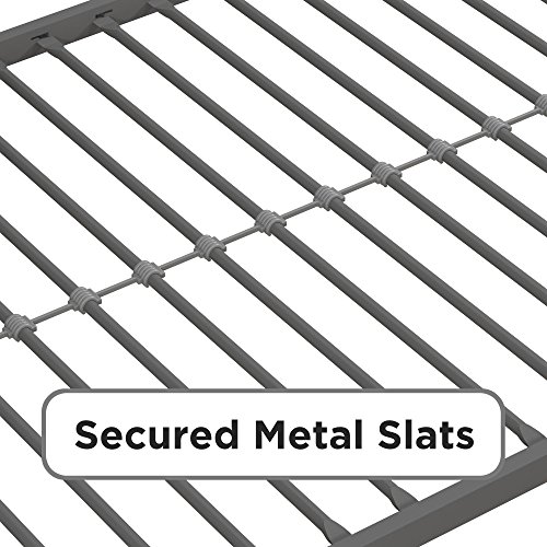Novogratz 4146429N Maxwell Metal Bunk Bed, Twin over Full