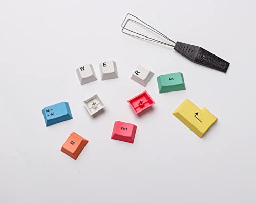 KOKOYAKA Dye Sublimation Keycaps | Cherry Profile for Custom Merchanical Keyboard | 139 Keys (Chalk)