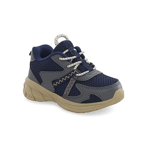 Carter's Kids Angelo Sneaker, Navy, 10 US Unisex Toddler