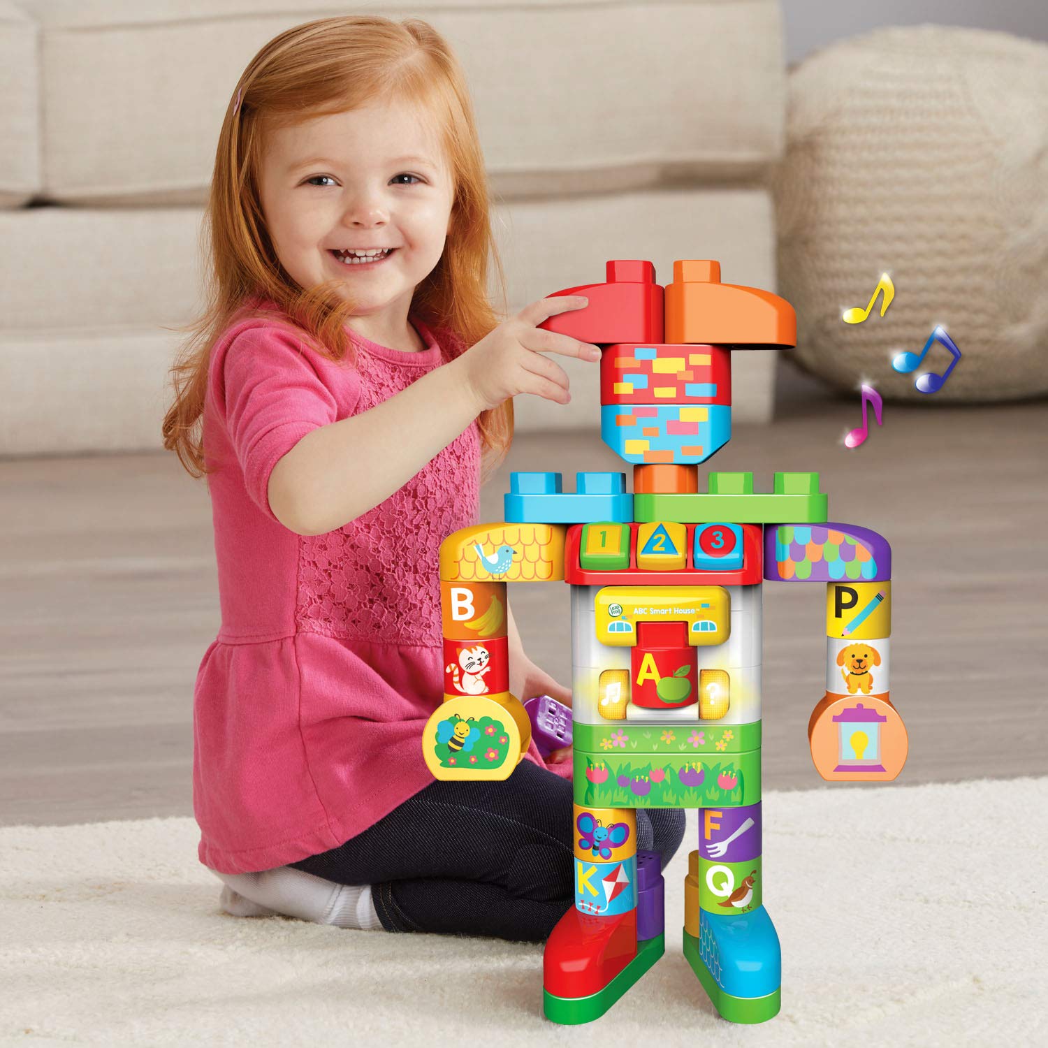 LeapFrog LeapBuilders ABC Smart House, 61 pcs, 2 To 5 Years