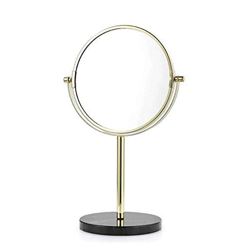 COTCLO Makeup Mirror-Makeup Mirror Double-Side Freestanding Tabletop Swivel Cosmetic Mirror Table Desktop Vanity Mirror