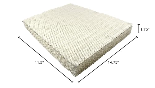 HQRP 2-Pack Wick Filter Compatible with Aprilaire 112, 136, 224, 225, 440, 445, 445A, 448 Humidifiers, Replacement for Aprilaire # 12