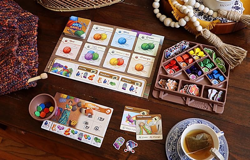 XYZ Game Labs | ArchRavels | Family Board Game | Set Collection & Drafting Game | 2 to 4 Players | Ages 8+