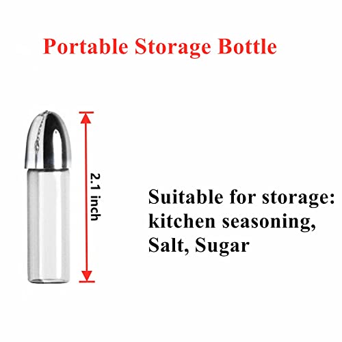 Portable Mini Pepper Shaker Sets (Blue)(4 Pack)