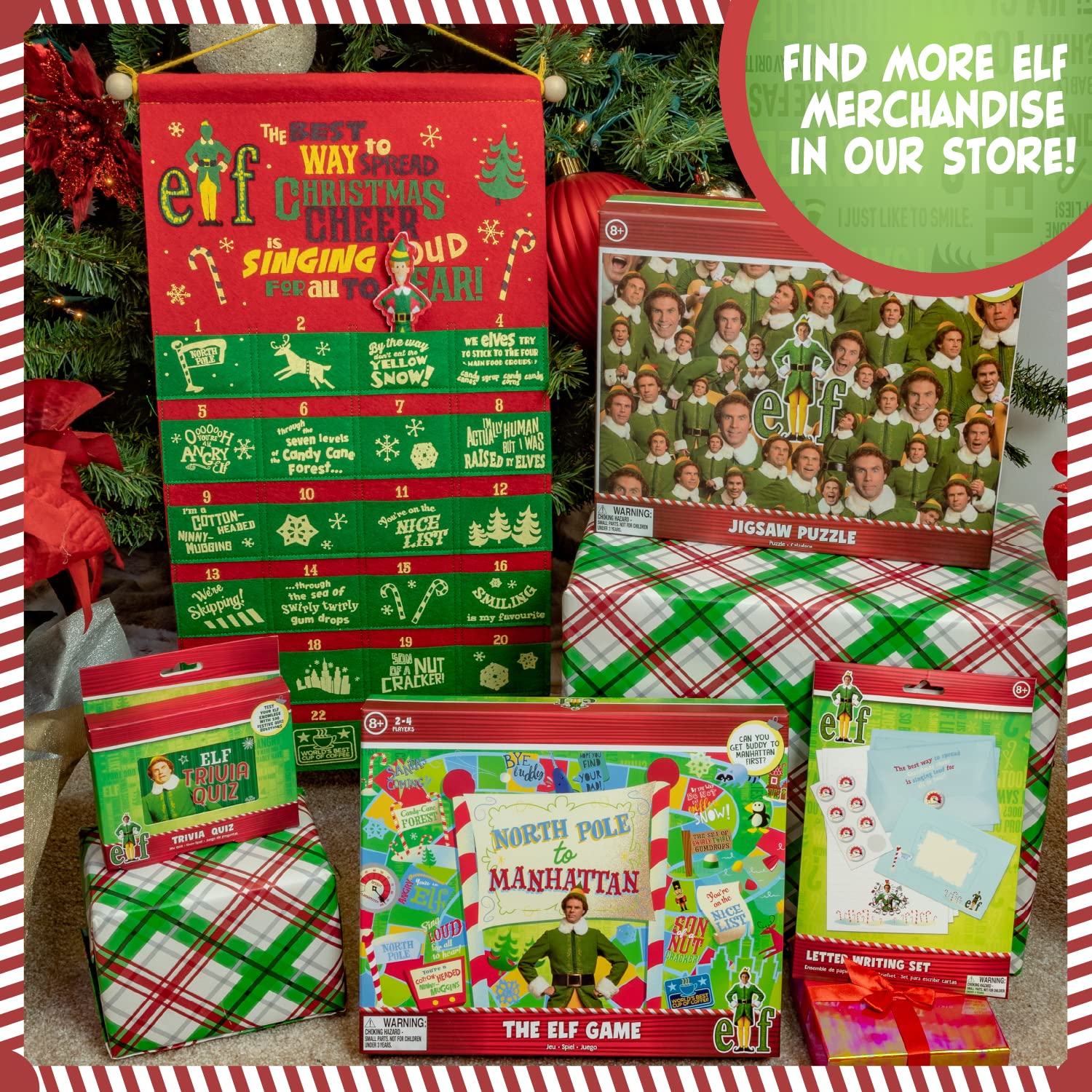 Paladone Buddy The Elf Game - 2-4 Players - Ages 8+ - Christmas Board Game Officially Licensed Elf Movie Merchandise
